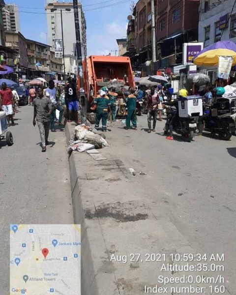 Lagos Commences Day and Night Evacuation of Waste within CBD. - Ikeja Bird