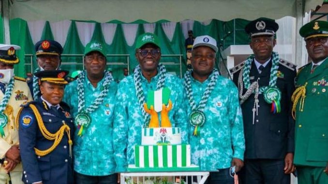 61st National Independence Day Celebration, held at the Agege Stadium ...