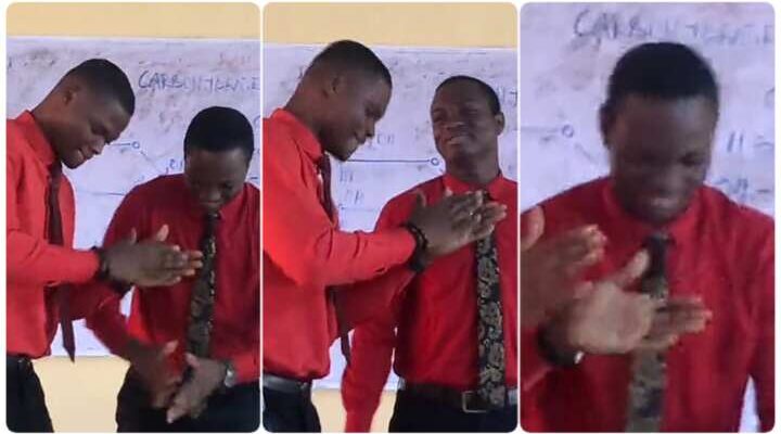 Nigerian lecturer makes noisemaking students dance in class - Ikeja Bird